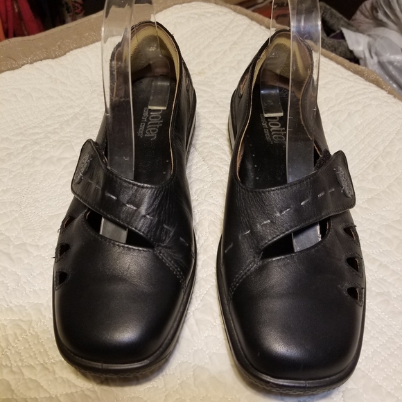 hotter | Shoes | Hotter Comfort Concept Black Leather Mary Jane Size 9 ...
